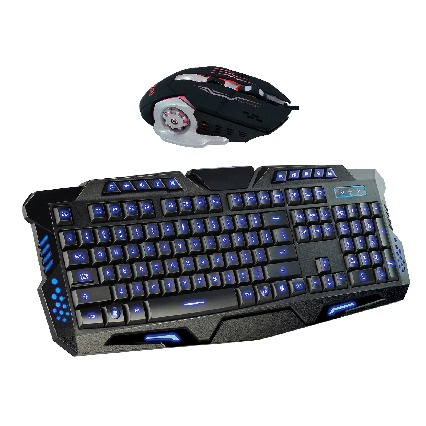 Kit Teclado + Mouse Gamer Luz Led Usb Retroiluminado Kl112 – Itprouser